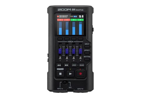 The Zoom R4 takes the old-school 4-track cassette recorder and puts it ...
