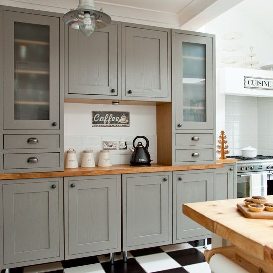 Makeover | Grey country kitchen | Ideal Home
