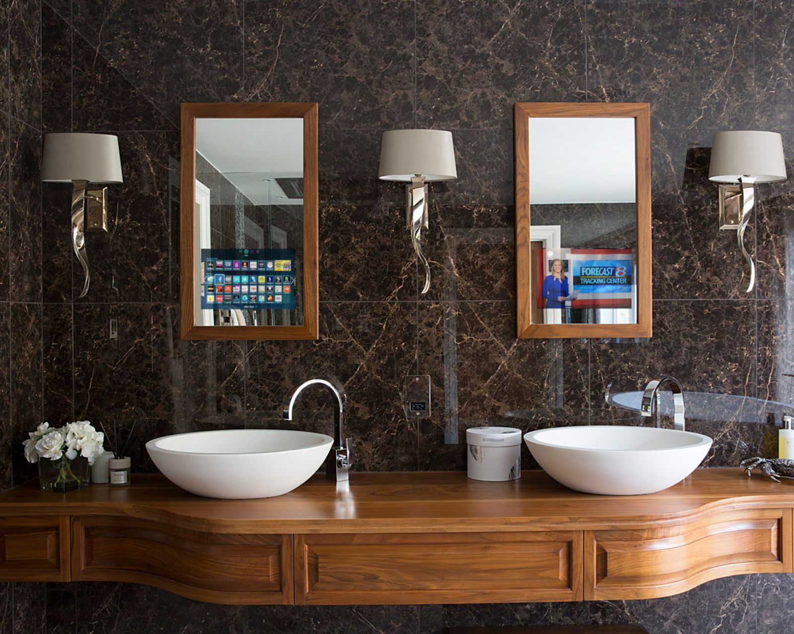 Bathroom TV ideas - how to add a screen to your spa in style | Livingetc