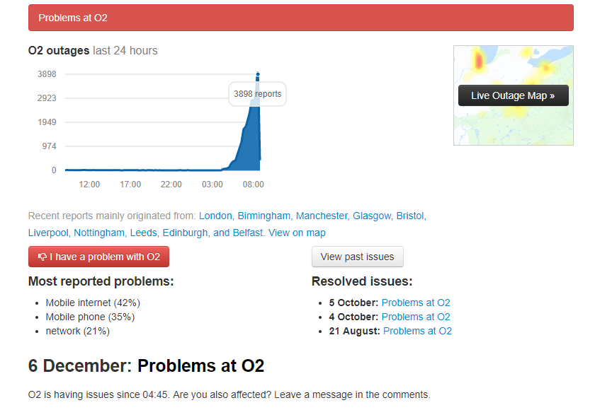O2 outage: 4G services fully restored as networking giant launches ...