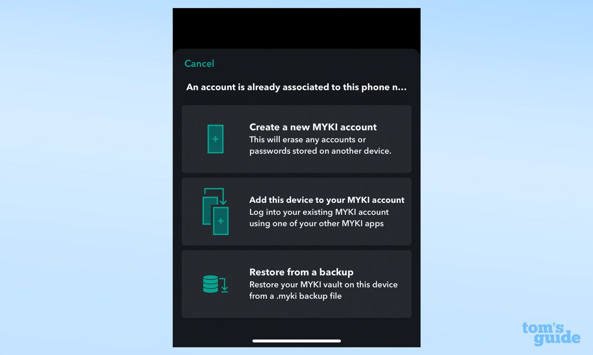 Myki password manager review | Tom's Guide