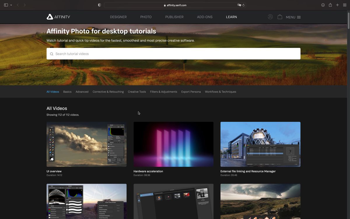 Serif Affinity Photo 2022 | TechRadar