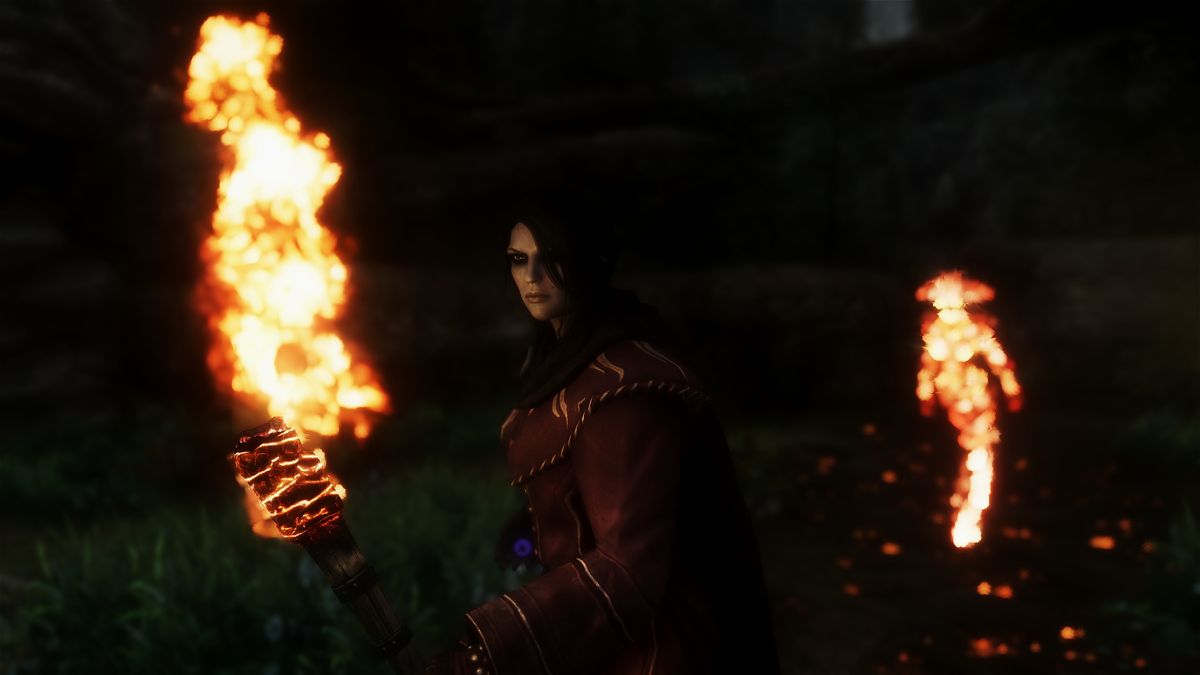 Burn Skyrim to the ground with this stunning, hyper-realistic fire mod ...