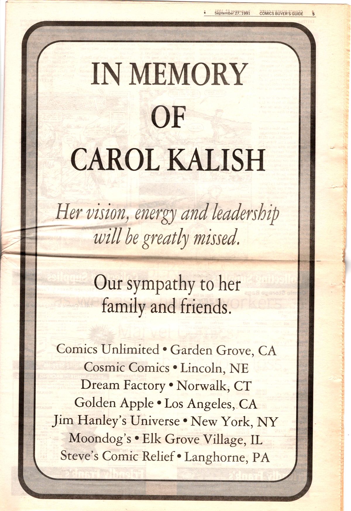 An oral history of Carol Kalish: the most important comic book figure ...