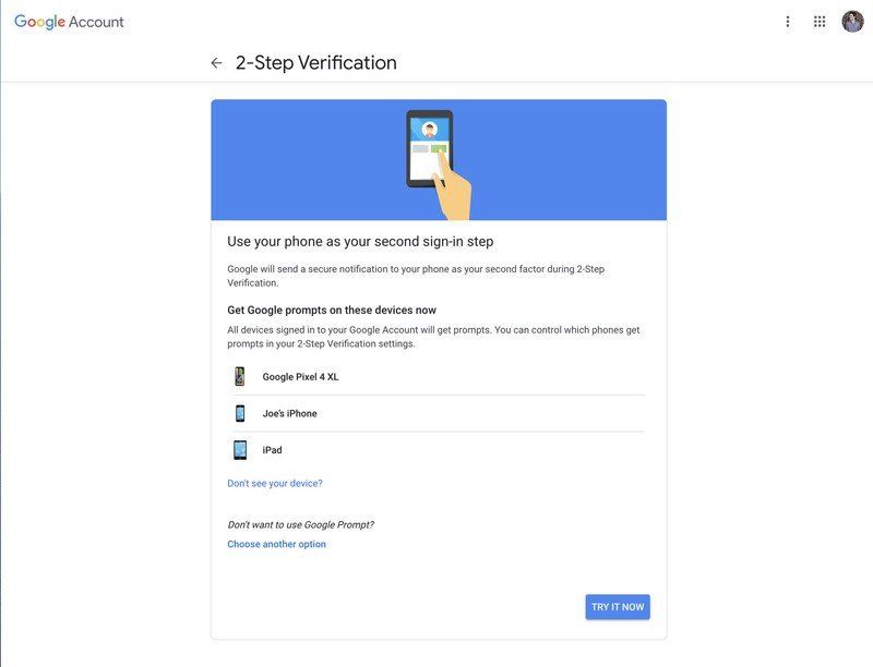 How to enable two-factor authentication on your Google account ...