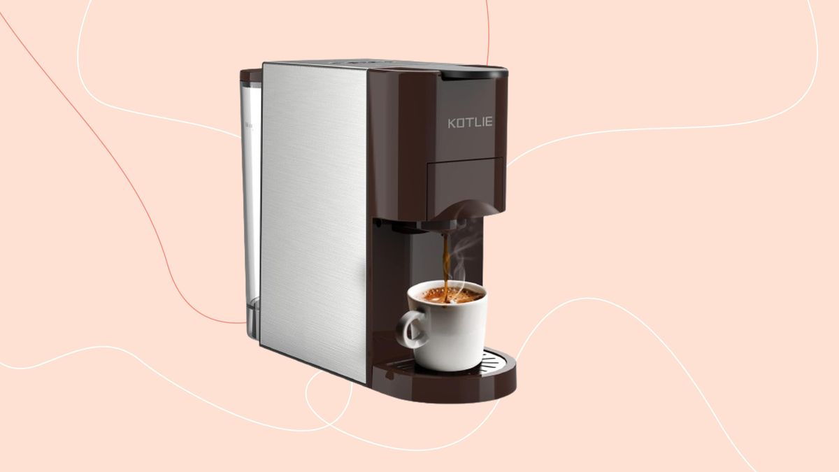 This coffee machine's compatible with pods and ground coffee | Ideal Home