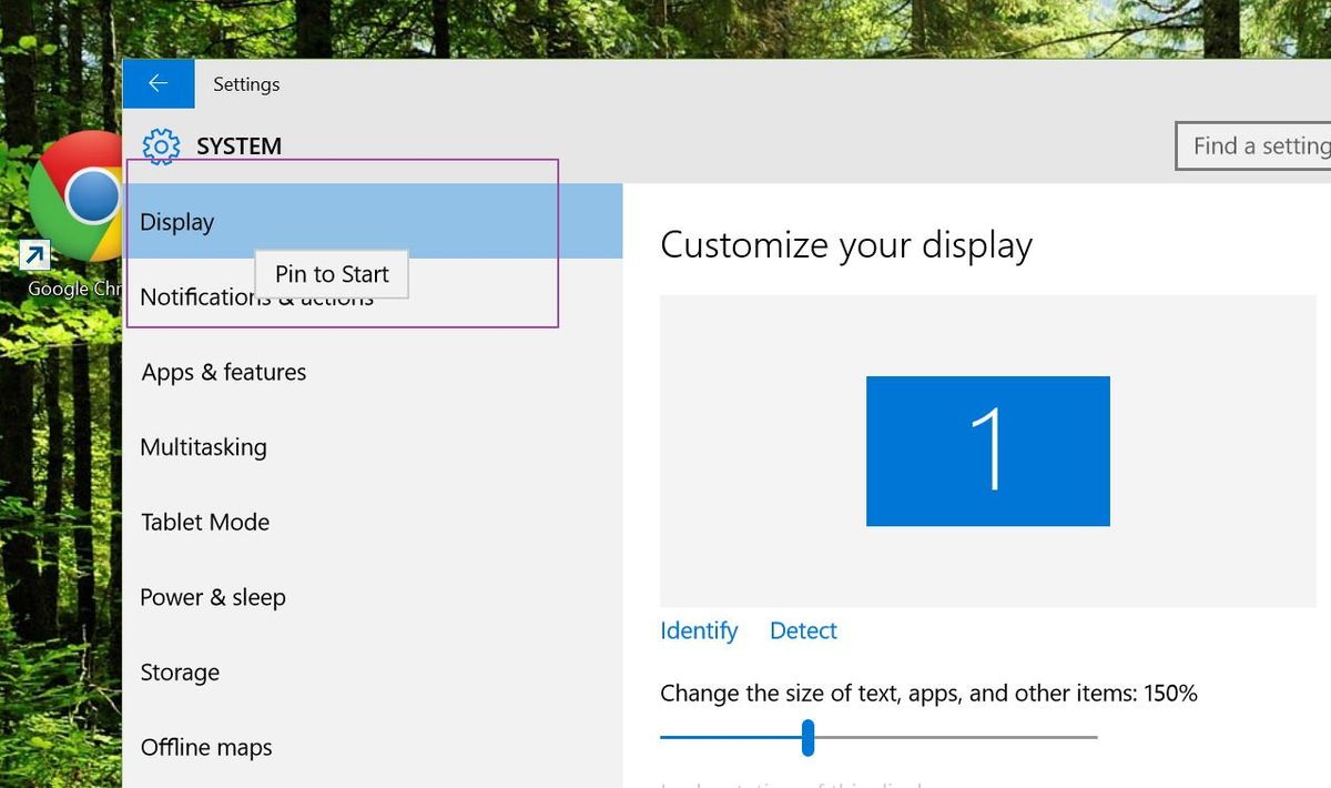How to create desktop shortcuts to specific settings in Windows 10 ...