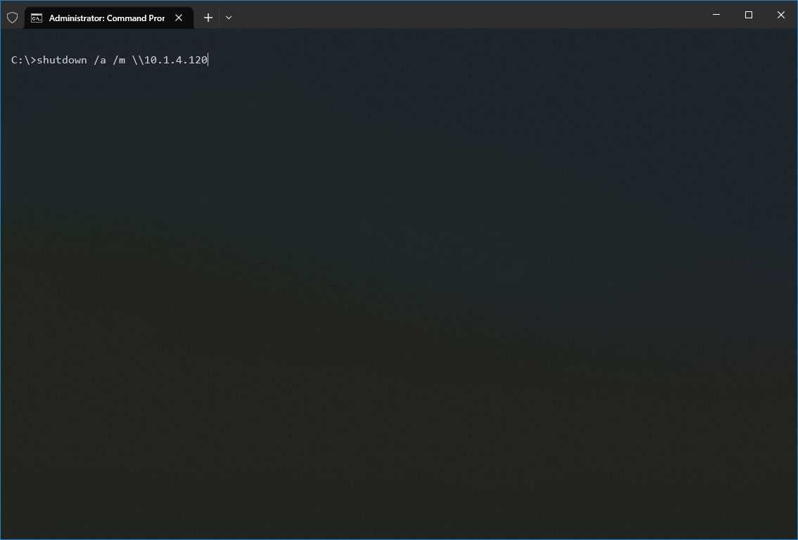 How To Use Shutdown Command Tool On Windows 10 Windows Central