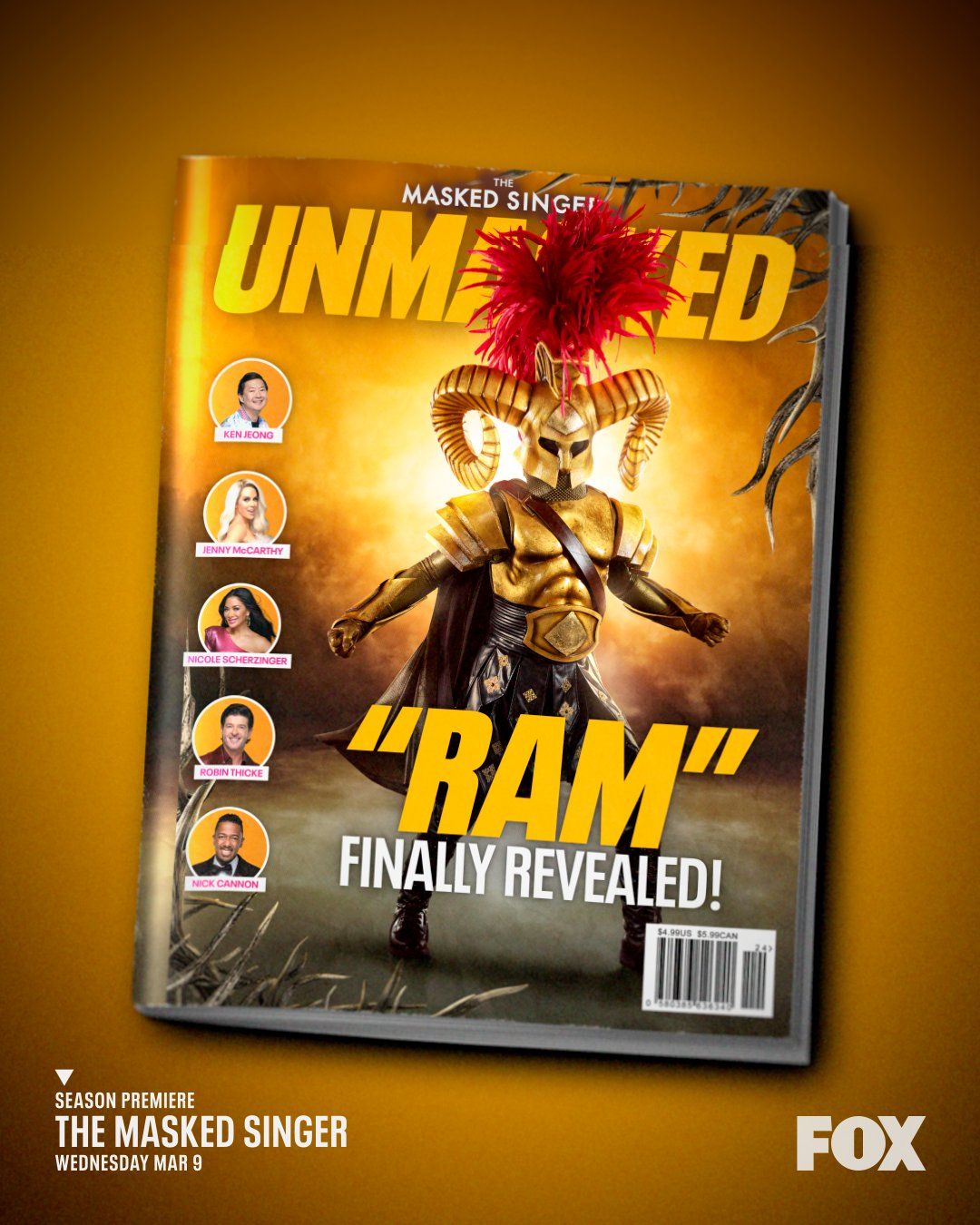 Who is Ram in The Masked Singer US? Clues, theories | What to Watch