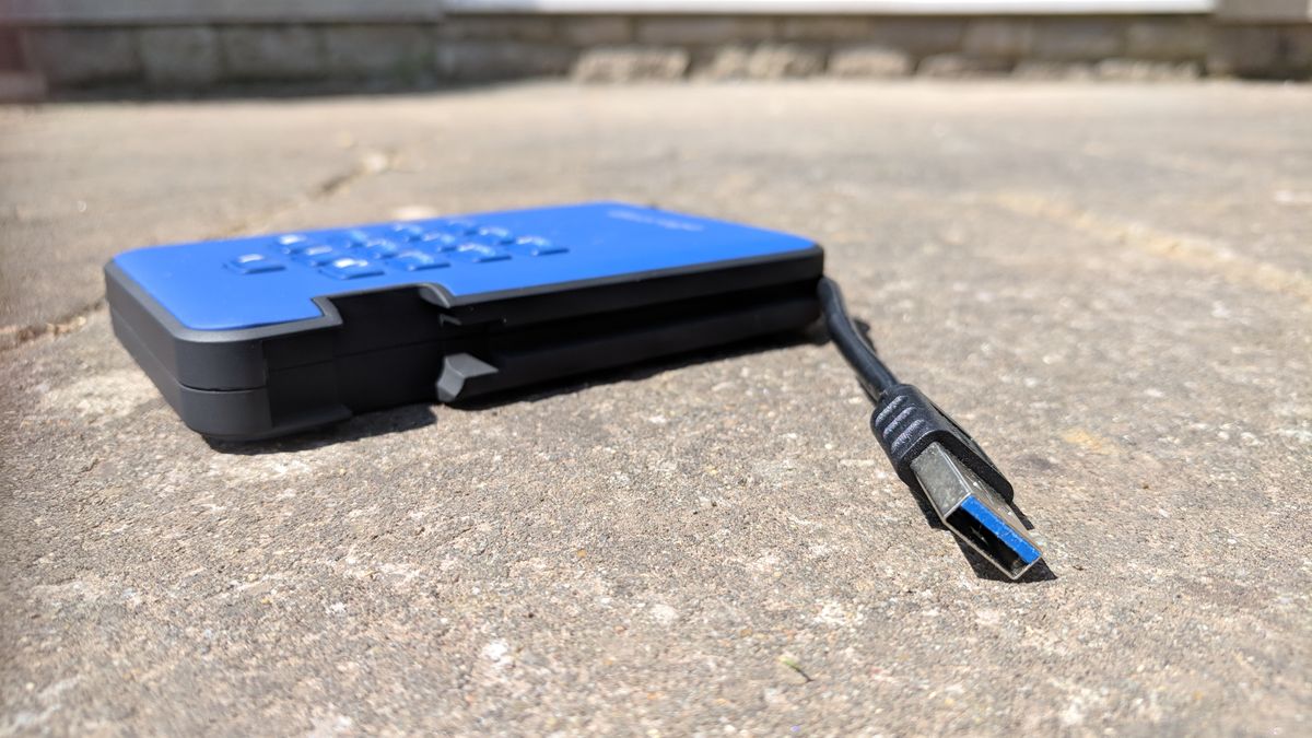 iStorage Diskashur 2 external secure hard disk drive review | TechRadar