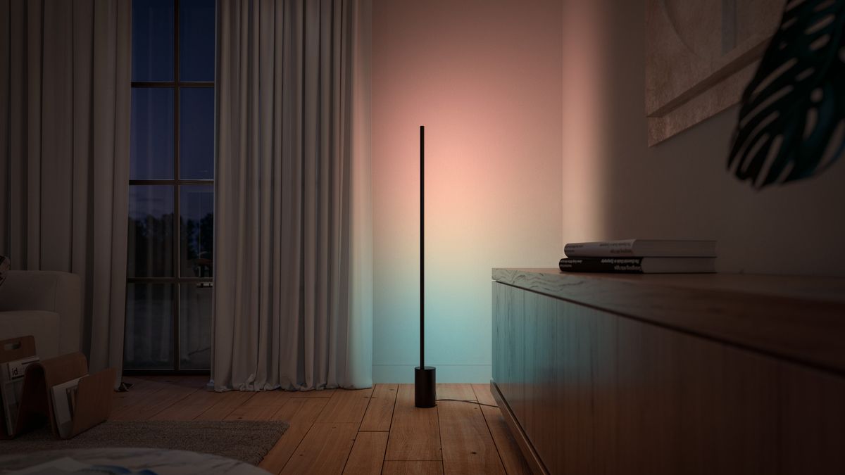 Philips Hue Signe Gradient Floor Lamp review: Four feet tall and ...