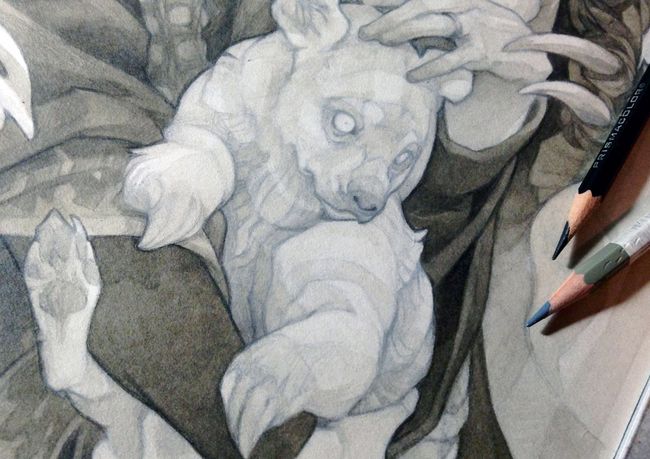 Add digital colours to pencil drawings | Creative Bloq