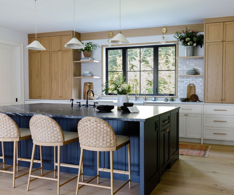 How to mix woods in a kitchen, according to designers | Homes and Gardens