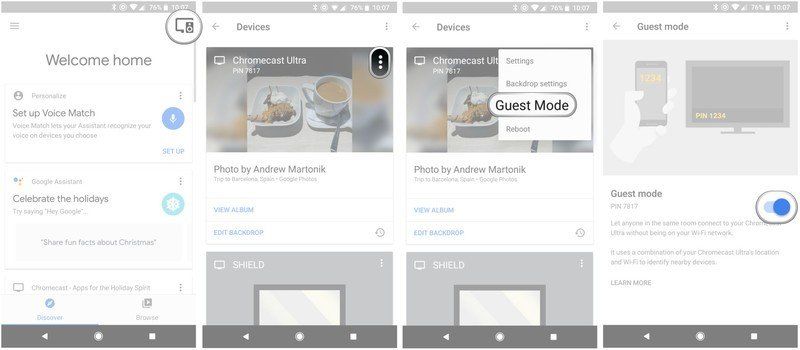How to enable Chromecast 'Guest mode' | Android Central
