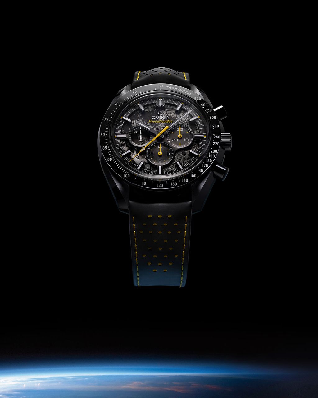 Omega adds Saturn V seconds hand to new Speedmaster Dark Side of the ...