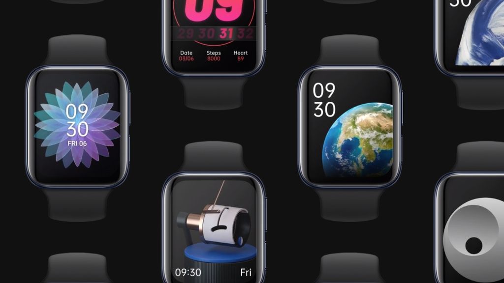 Oppo Watch just launched and it looks a lot like the Apple Watch ...