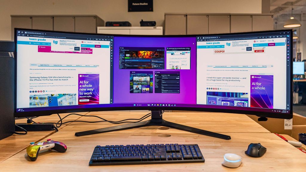 I thought this 57-inch curved monitor was ridiculous — until I tested ...