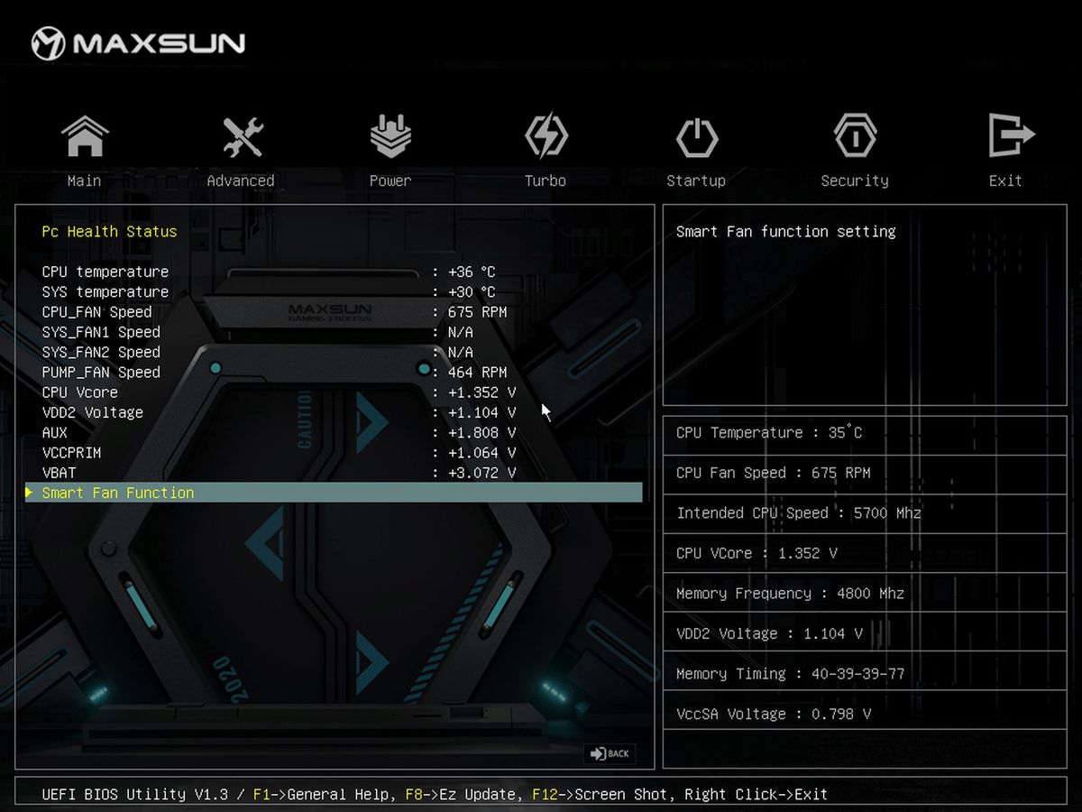 Firmware, Software and Test System - Maxsun Terminator H770 YTX D5 Wi ...