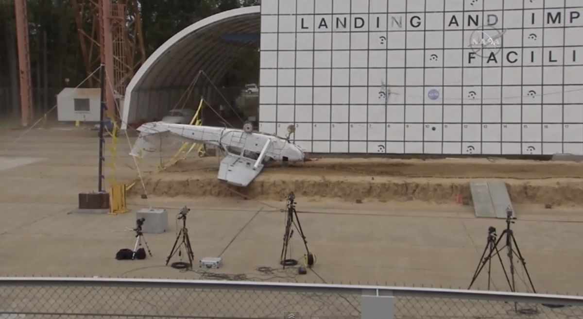 NASA Crashes Plane to Test Emergency Beacons (Video) | Space