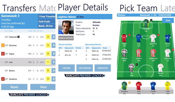 UK Premier League Fantasy Football app now available for Windows Phone ...