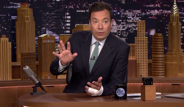 Watch Jimmy Fallon Explain His Disgusting Finger Injury | Cinemablend