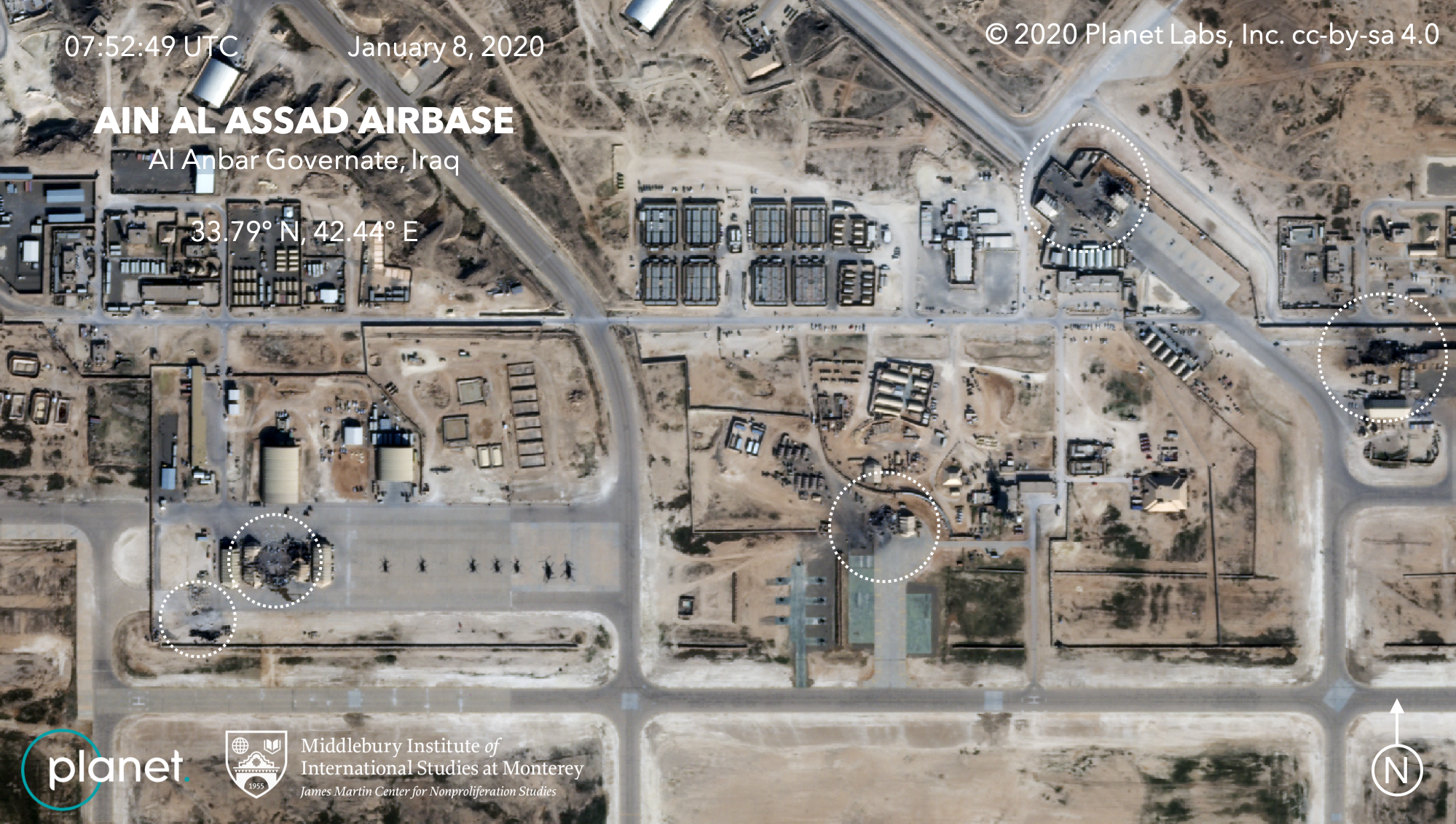 Satellite images of damage at U.S. base in Iraq may support theory Iran ...