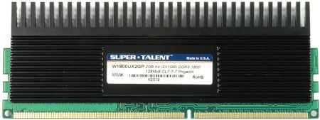 Supertalent ProjectX W1800UX2GP (DDR3-1800) - High-End DDR3 Memory on ...