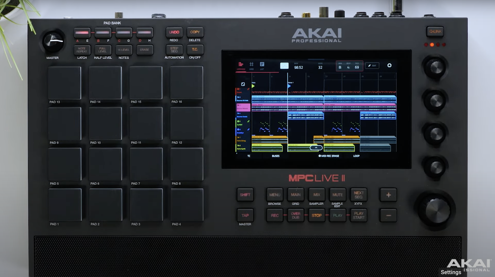 "Construct and sequence songs from start to finish in a true DAW-style workflow": Akai Pro ...