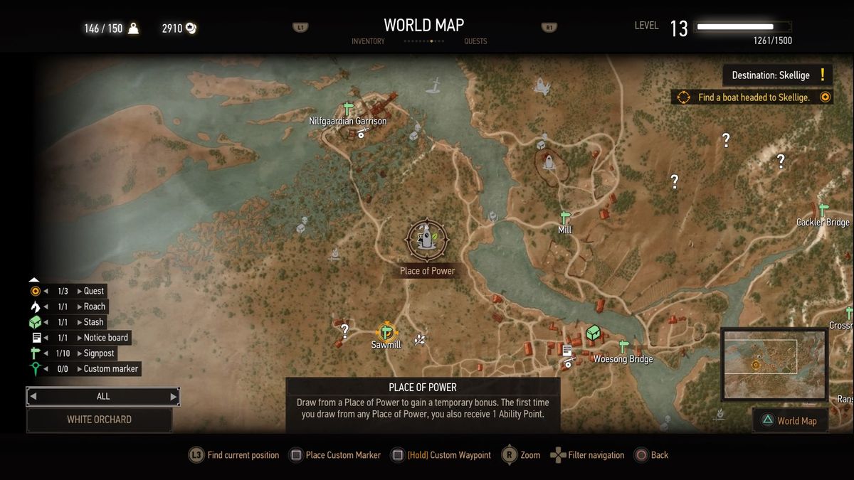 The Witcher 3 Places of Power map and locations | GamesRadar+
