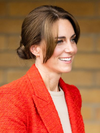 Kate Middleton Just Put Her New Curtain Bangs on Full Display | Marie ...