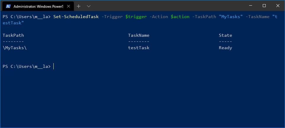 How to create scheduled tasks with PowerShell on Windows 10 | Windows ...