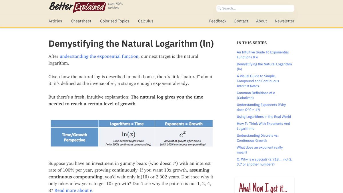 BetterExplained: How To Use It To Teach | Tech & Learning