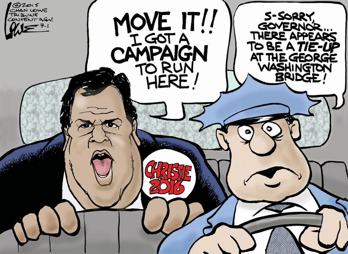 Political cartoon U.S. Chris Christie 2016 | The Week