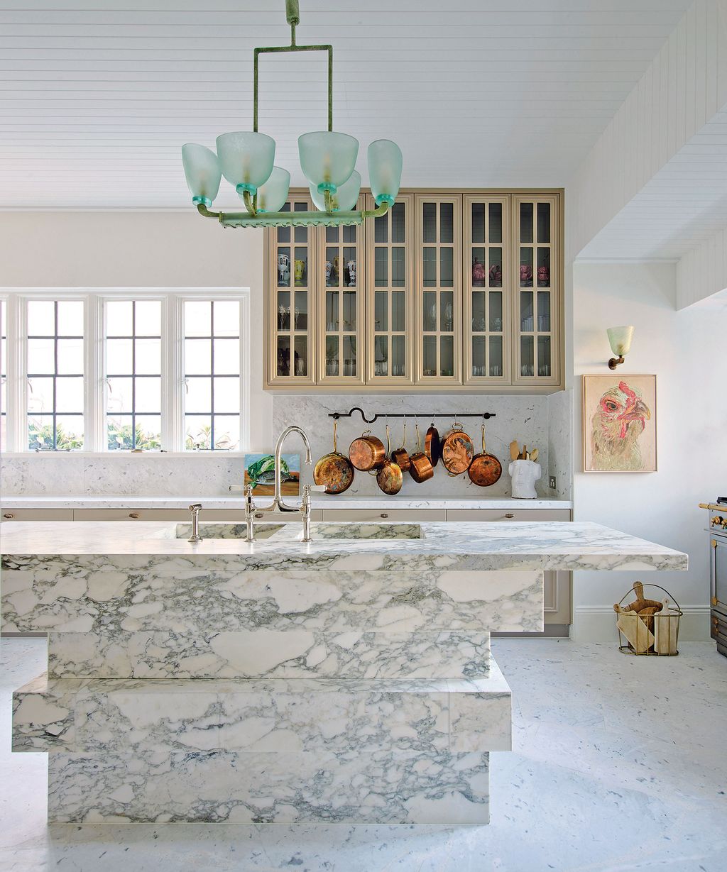 10 ways interior designers work color into neutral kitchens | Homes and ...