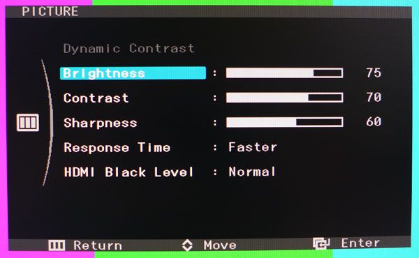 OSD Setup And Calibrating Samsung's S27B971D - Samsung S27B971D Review ...