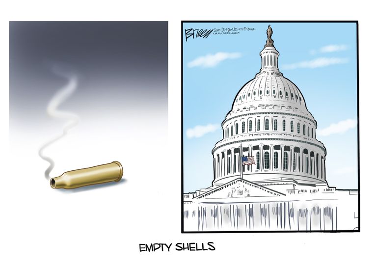 7 outraged cartoons about America's mass-shooting inaction | The Week