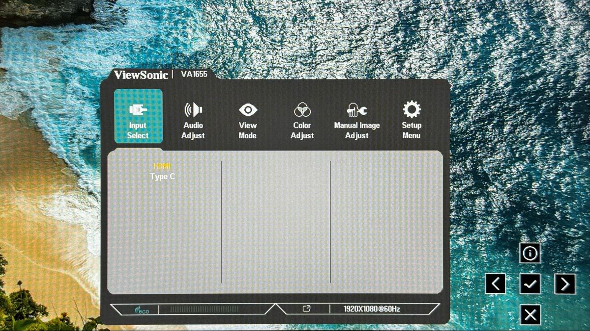ViewSonic VA1655 portable monitor review: Average in every possible way ...