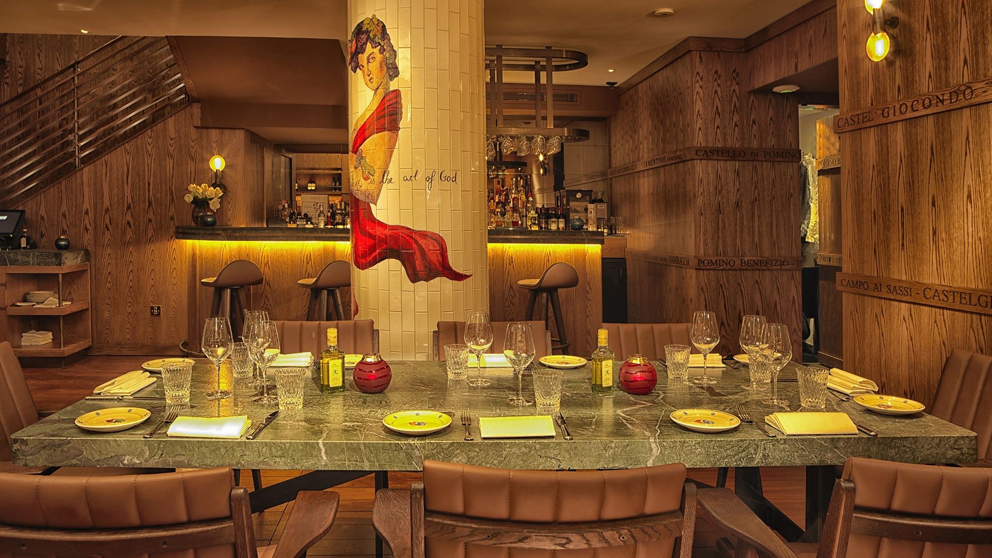 Inside London's new Frescobaldi restaurant | Marie Claire UK