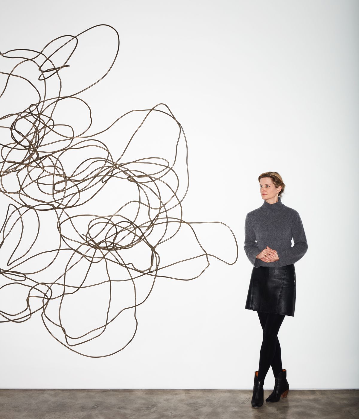 Artist Elliott Puckette crosses the line at Kasmin New York | Wallpaper