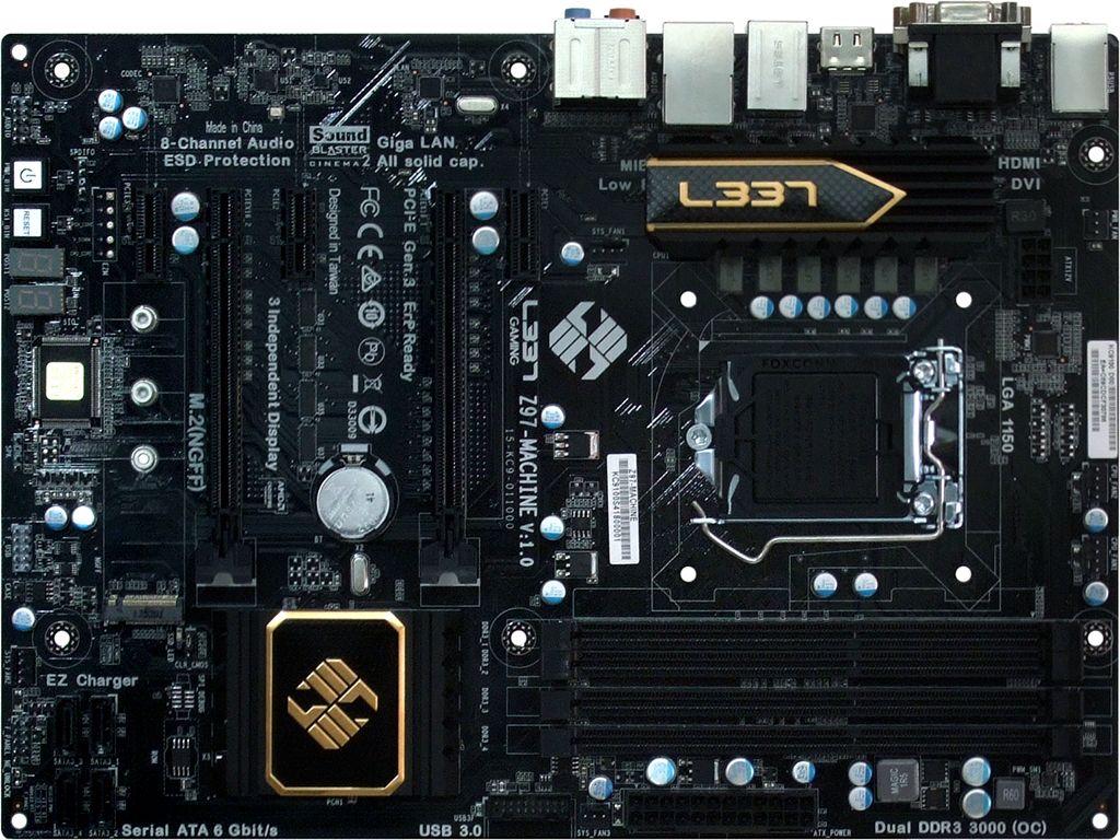 L337 Gaming Z97-Machine - Intel Z97 Express: Five Enthusiast ...