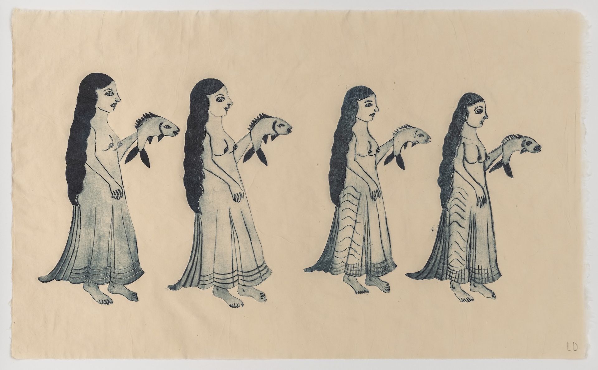 Artist Lauren Drescher’s mythical mermaid prints at Planthouse New York ...