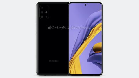 Samsung Galaxy A51 shown-off in new render images with four cameras ...