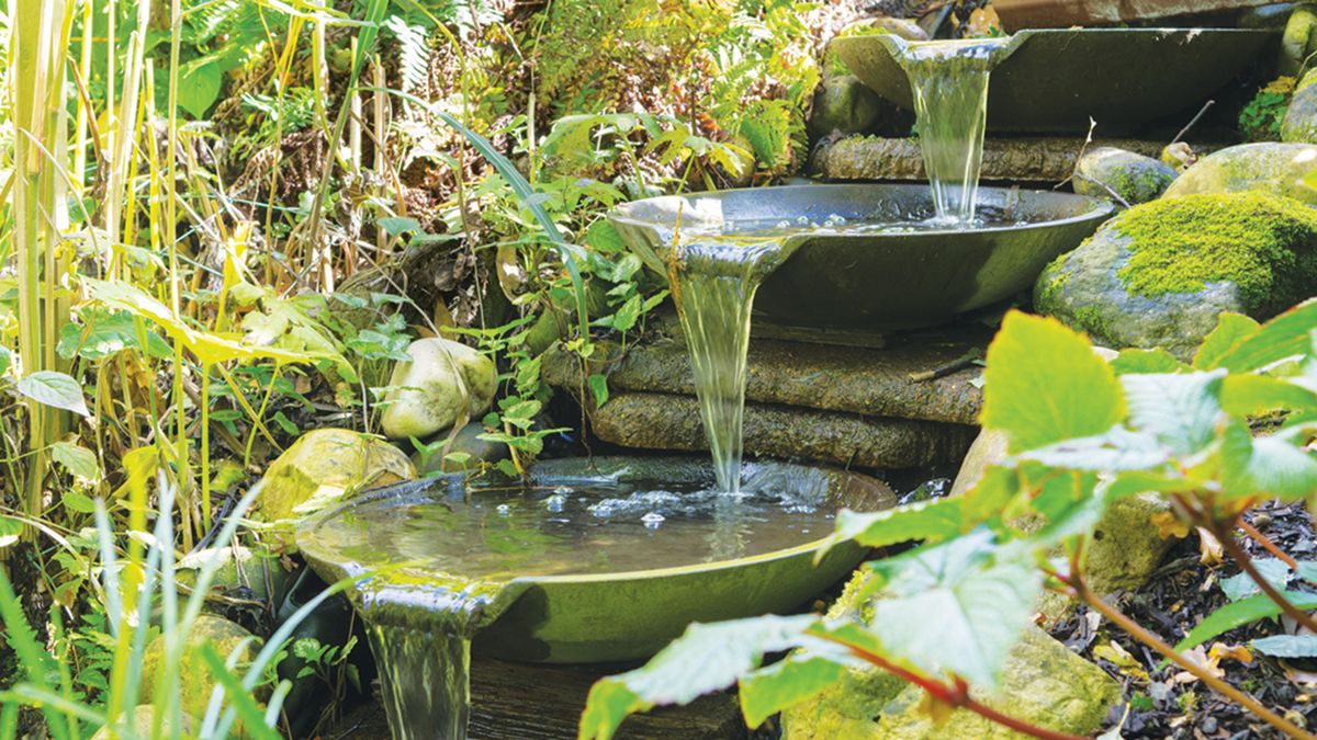 How to make your own garden water feature | Ideal Home
