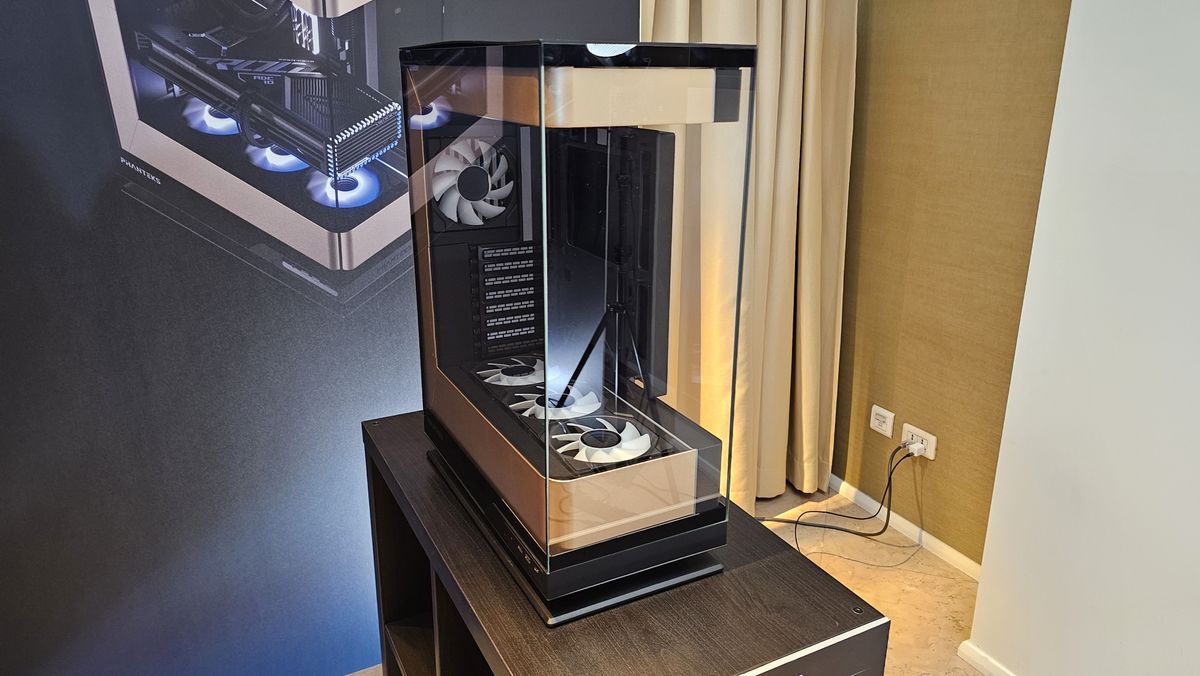Phanteks Evolv X2 is the perfect showcase PC chassis — floating motherboard tray and recessed ...