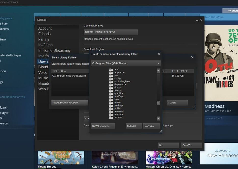 How to change where Steam games install on your PC | Windows Central