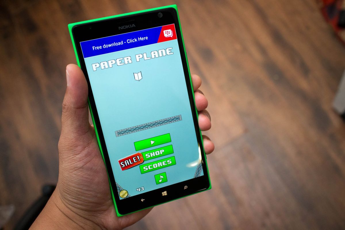 Paper Plane! is a frustratingly addictive game for Windows Phone, iOS ...