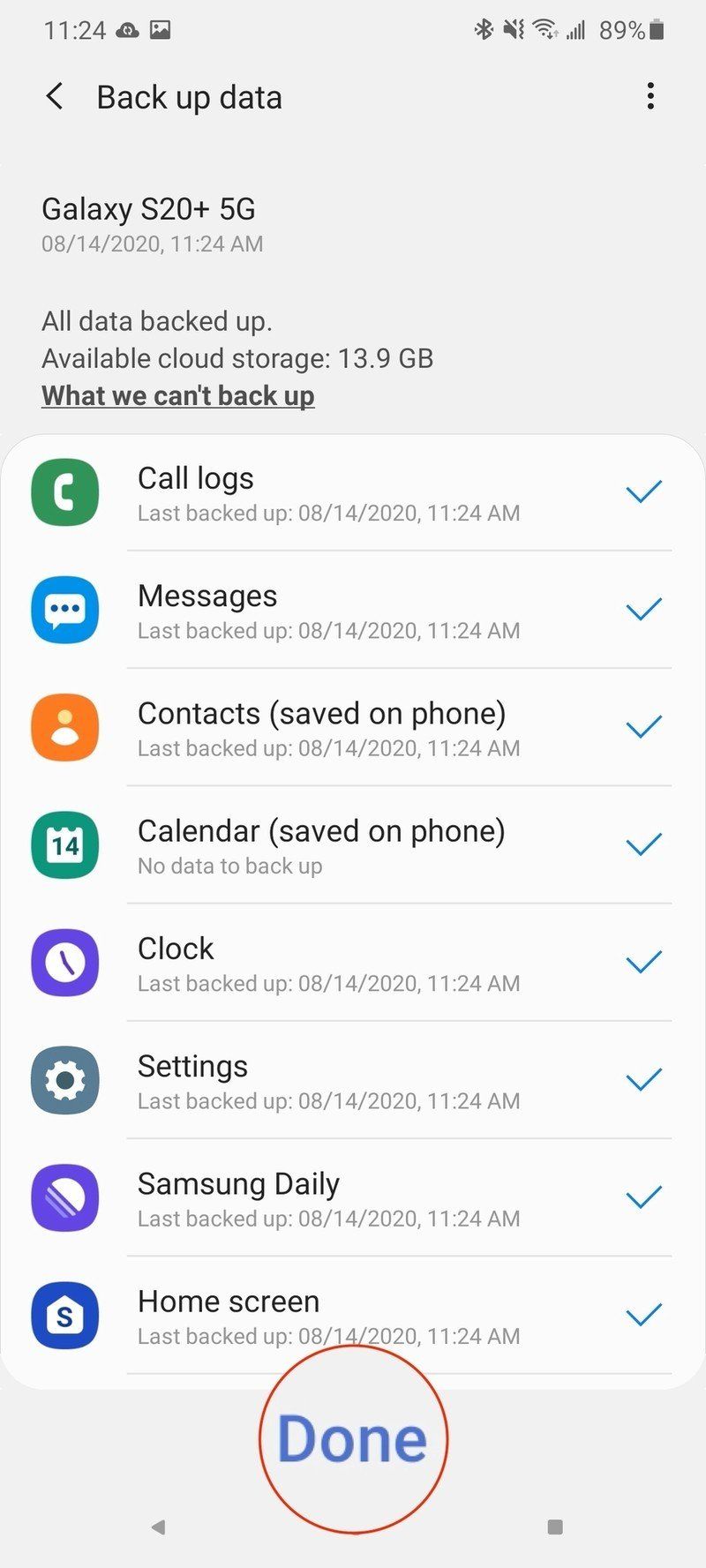 How to back up the data on your Samsung phone using Samsung Cloud ...