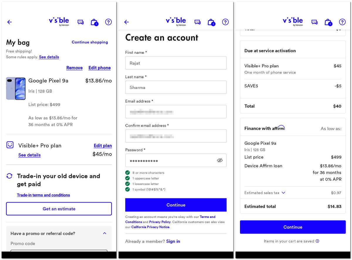 How to sign up for Visible | Android Central