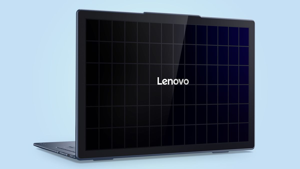 Lenovo just unveiled a solar-powered laptop — and it could be a game ...
