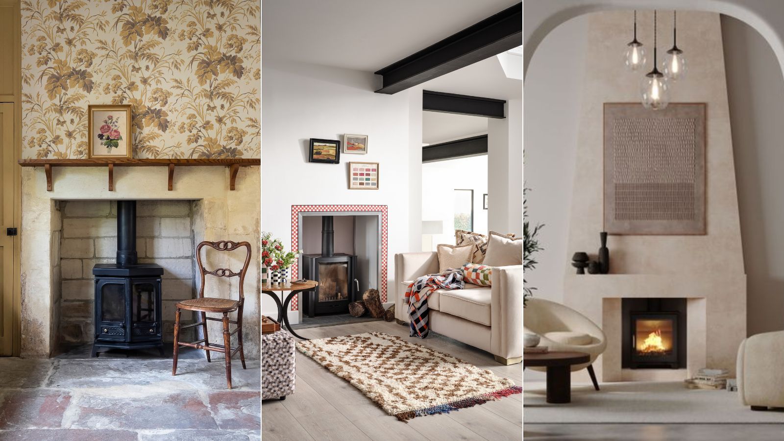 A guide to cleaning a wood-burning stove | Homes and Gardens